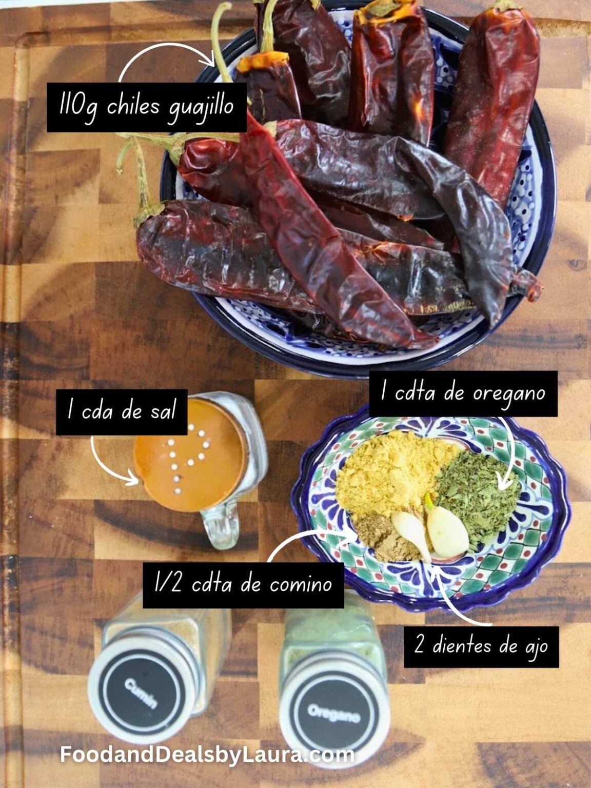 Salsa de chile colorado - Salsa de chile guajillo - Recetas de Comida ...