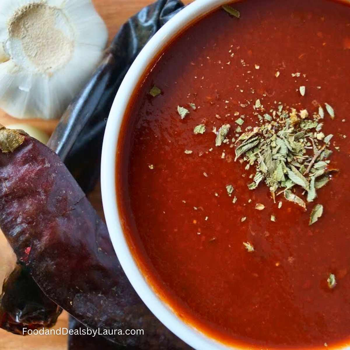 Salsa de chile colorado - Salsa de chile guajillo - Recetas de Comida ...
